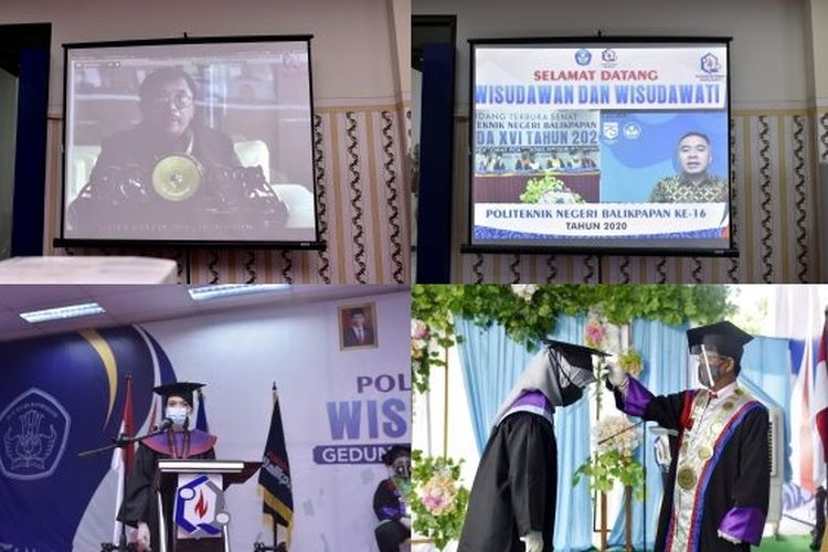 Pandemi, Mahasiswa Poltekba Jalani Wisuda "Drive Thru"