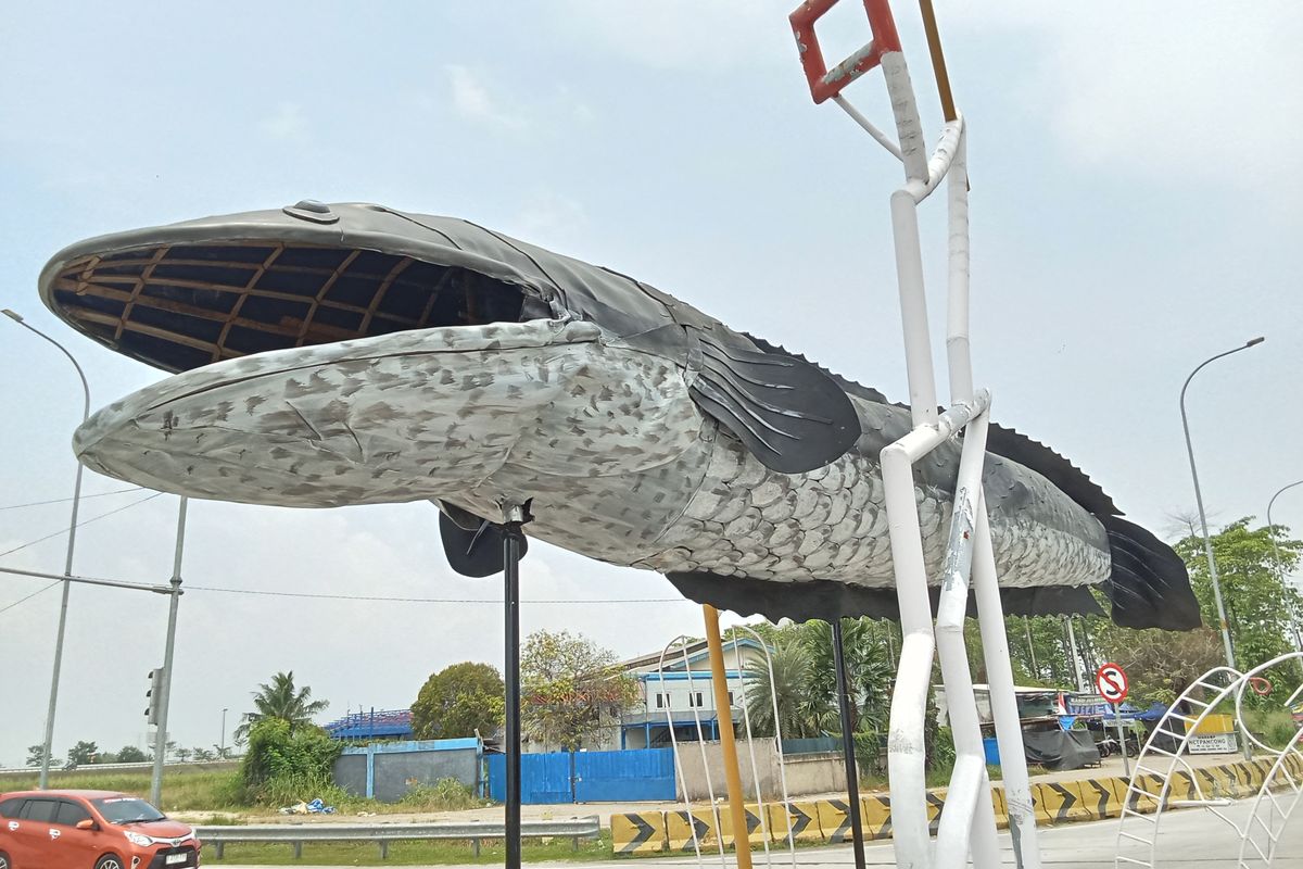 Tak Pakai APBD, Tugu Ikan Gabus di Tambun Utara Hasil Patungan Warga