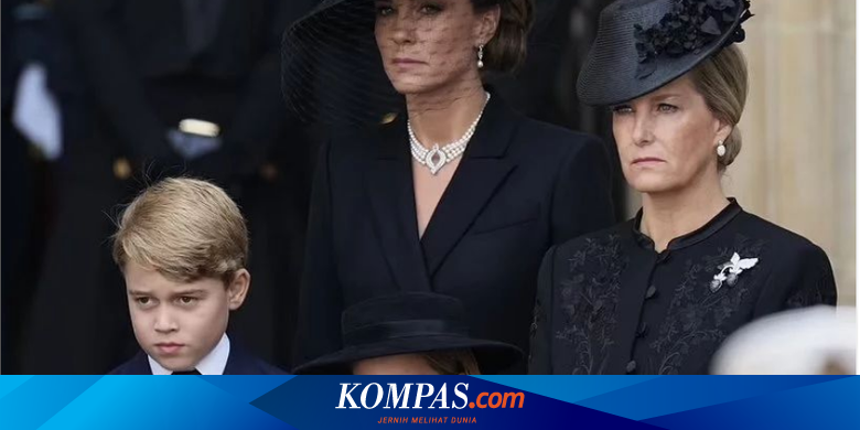 Pangeran George dan Putri Charlotte Hadiri Pemakaman Ratu Elizabeth