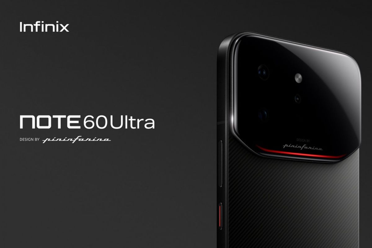 HP Infinix Note 60 Ultra Pininfarina Resmi, Bodi Digarap Desainer Ferrari