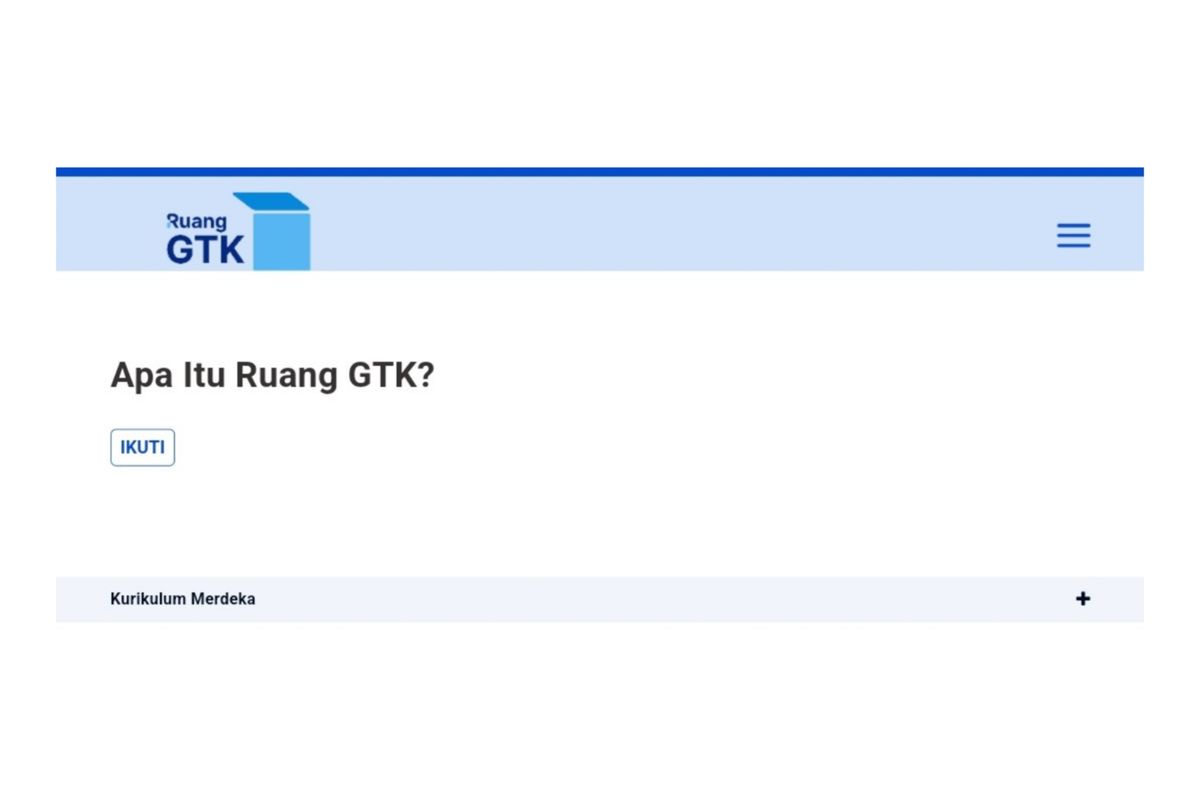 Apa Itu Ruang GTK Gantinya Platform Merdeka Belajar? Ini Cara Akses bagi Guru