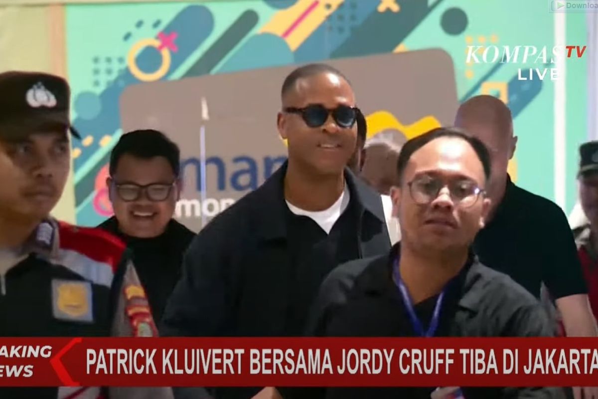 Patrick Kluivert dan Jordi Cruyff Sudah Tiba di Jakarta