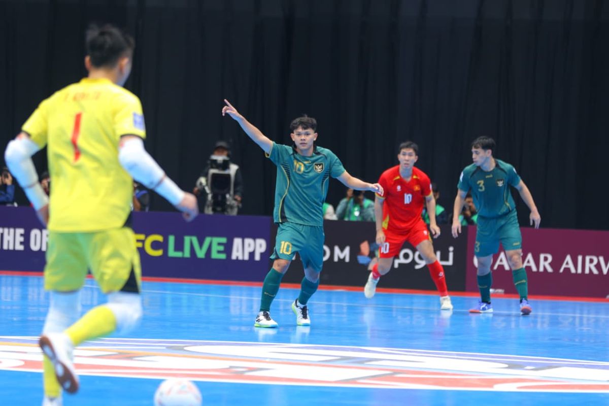 Live Skor Timnas Futsal Indonesia Vs Vietnam 3-1, Reza Gunawan Perlebar ...