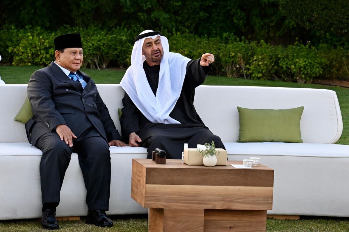 Prabowo dan MBZ Buka Puasa Bareng dan Salat Berjemaah di Qasr Al Bahr