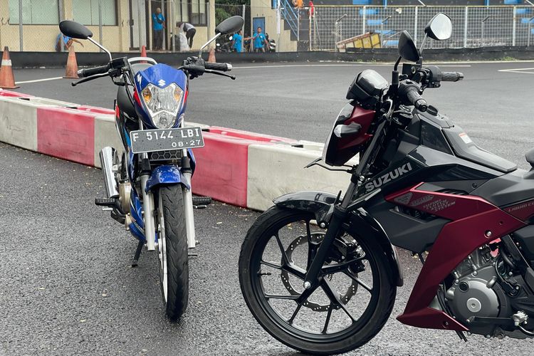 Foto : Revolusi 20 Tahun Satria F150 2004 dengan Satria Pro, Makin Kaya ...