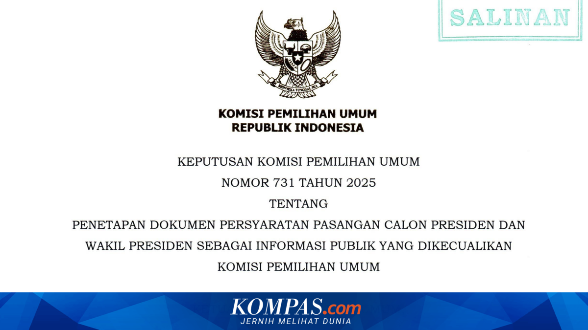 Termasuk Ijazah, Ini 16 Dokumen Capres Cawapres yang Tak Boleh Dibuka ...