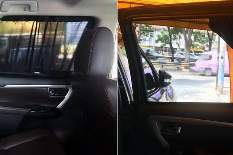 Amankah Pasang Gorden di Jendela Mobil?