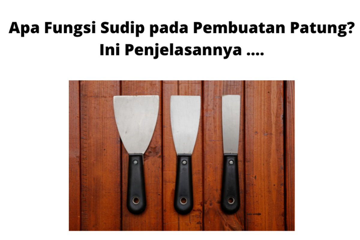 Apa Fungsi Sudip pada Pembuatan Patung? Ini Penjelasannya ....