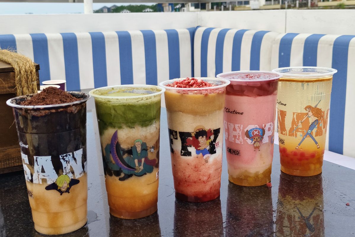 Menyicipi 5 Minuman Chatime Edisi One Piece, Bagaimana Rasanya?