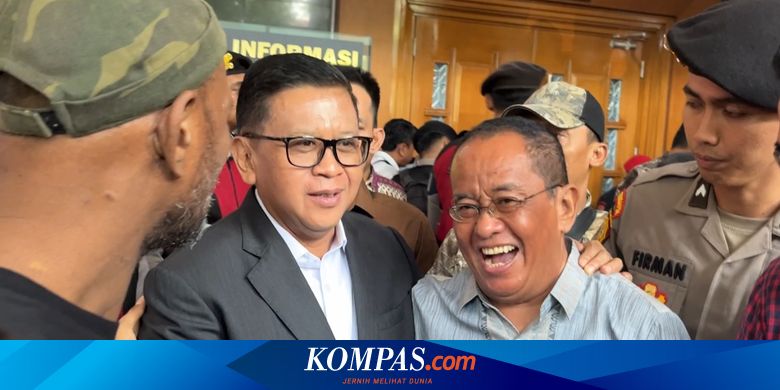 Momen Said Didu Bertemu Hasto Kristiyanto di Pengadilan Tipikor