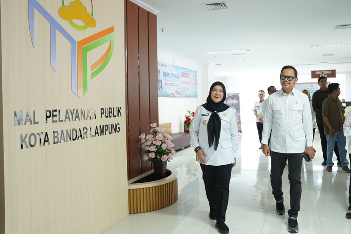 Wamendagri Puji Pelayanan MPP Kota Bandar Lampung
