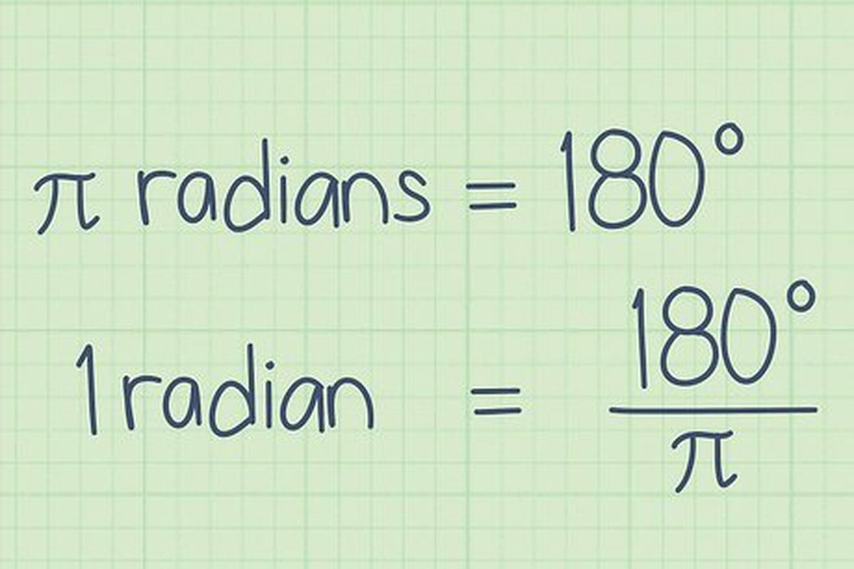 Cara Mengonversi Derajat ke Radian dan Sebaliknya.