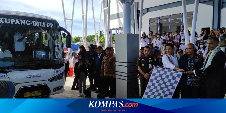 Bus Antarnegara Rute Kupang-Dili Resmi Beroperasi, Tahap Awal 5 Kendaraan