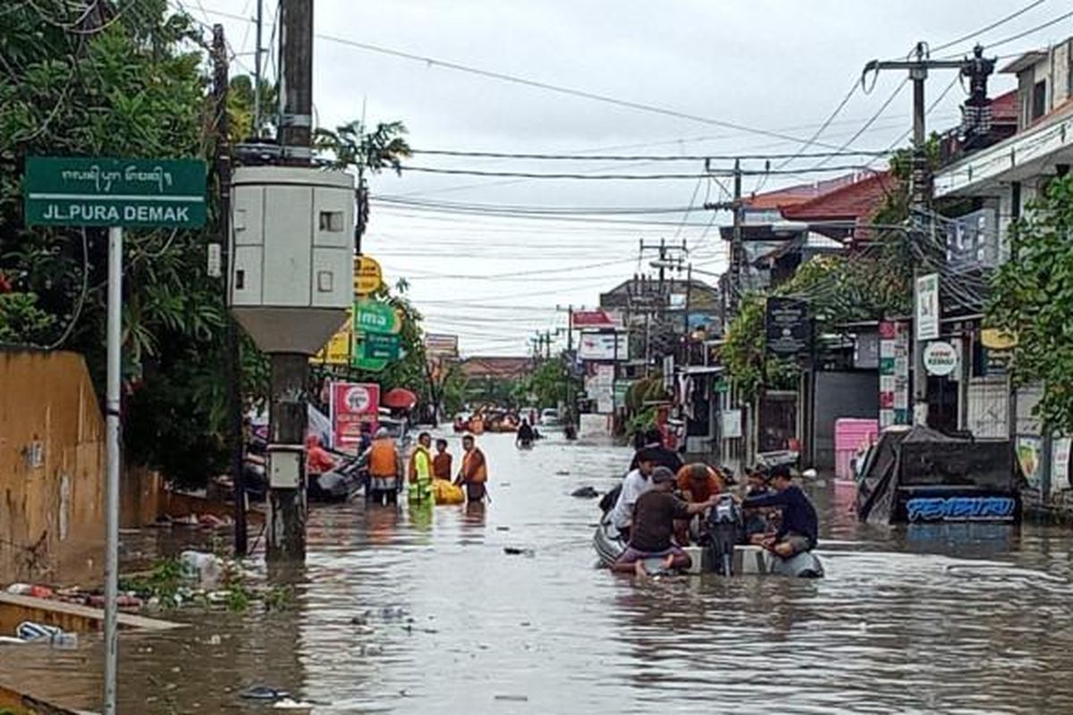 BNPB: Korban Jiwa akibat Banjir di Bali Capai 18 Orang
