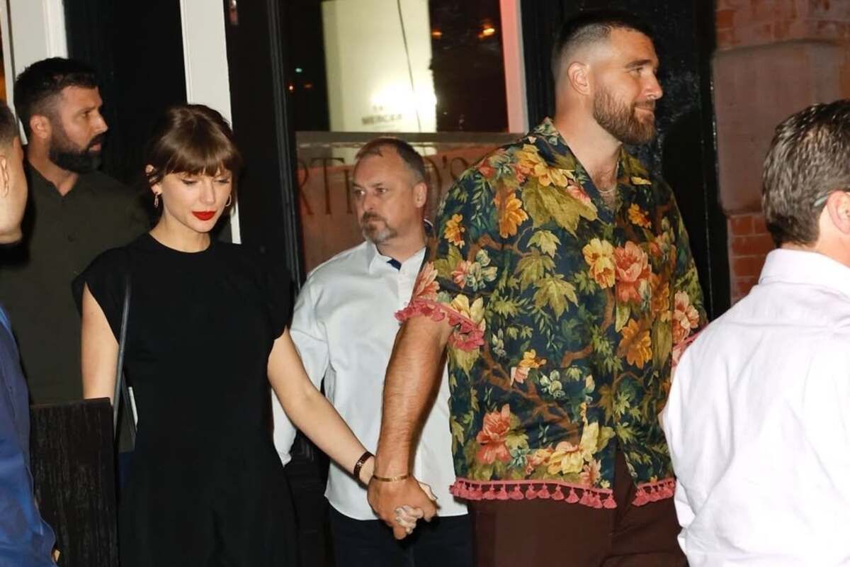 Gaya Kasual Taylor Swift dan Travis Kelce Saat Nonton NBA