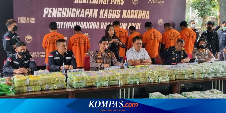 Bareskrim Amankan 270,283 Kg Sabu dari 4 Kasus Narkoba pada September-Oktober 2022