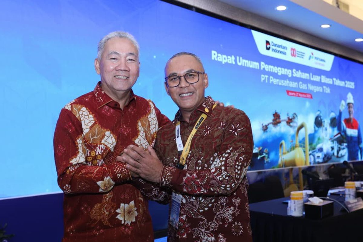 RUPSLB Tunjuk Arief Kurnia Risdianto Jadi Dirut PGN, Ini Susunan Komisaris dan Direksi Baru