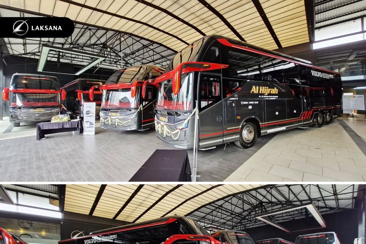 PO Al Hijrah Luncurkan 12 Bus Baru Pakai Sasis Volvo