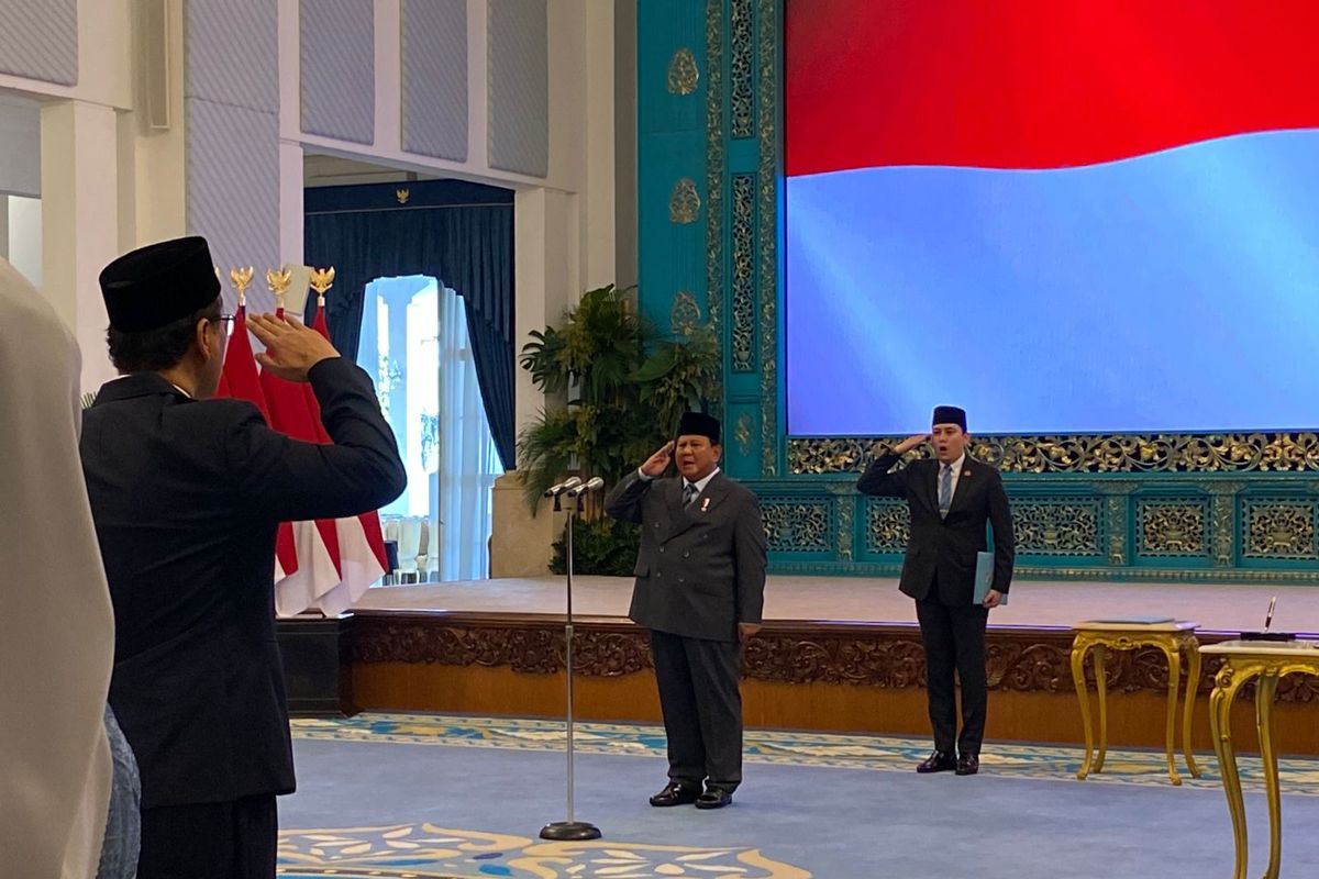 Prabowo Lantik Mukhtarudin Jadi Menteri P2MI, Gantikan Abdul Kadir Karding