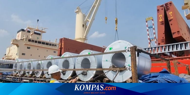 Tata Metal Lestari Ekspor 3.000 Ton Baja Lapis ke Kanada