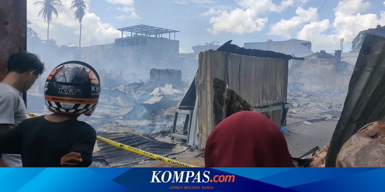 Kebakaran Hebat di Ambon, Rumah dan Ratusan Kios Ludes Dilalap Api