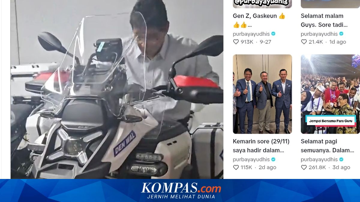 Momen Menkeu Purbaya Coba Motor Patwal, BMW R 1300 GS Adventure