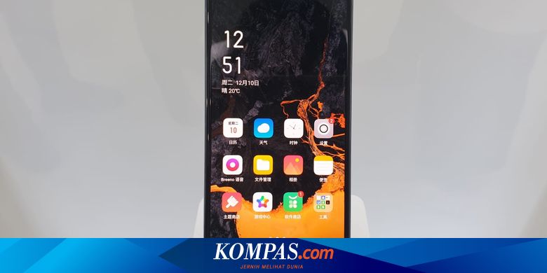 Oppo Ungkap Wujud Ponsel dengan Kamera Depan di Balik Layar