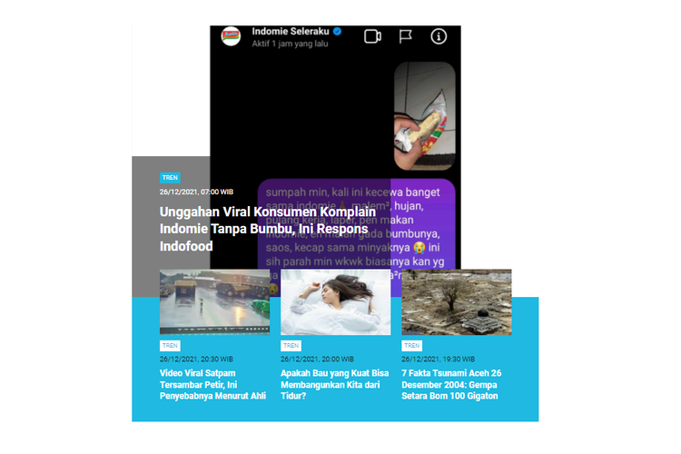 [POPULER TREN] Konsumen Komplain Dapat Indomie Tanpa Bumbu | Pria ...