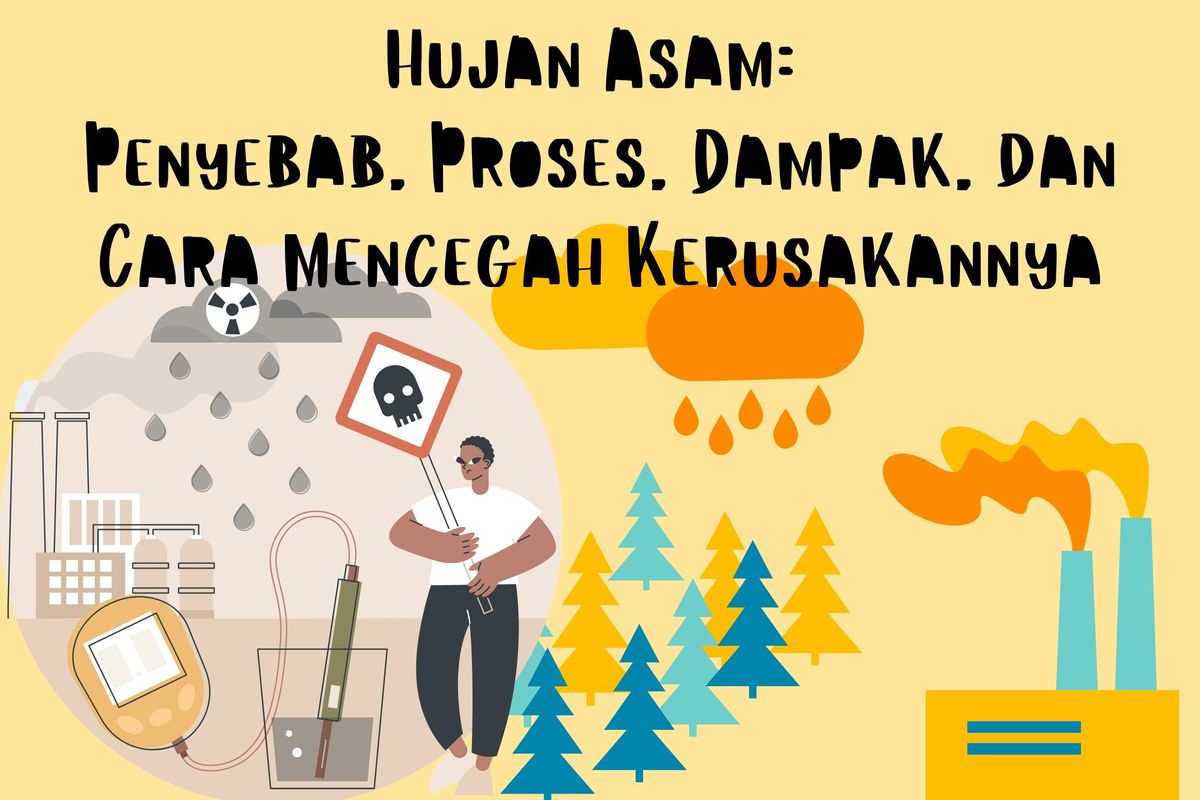 Hujan Asam: Penyebab, Proses, Dampak, dan Cara Mencegahnya