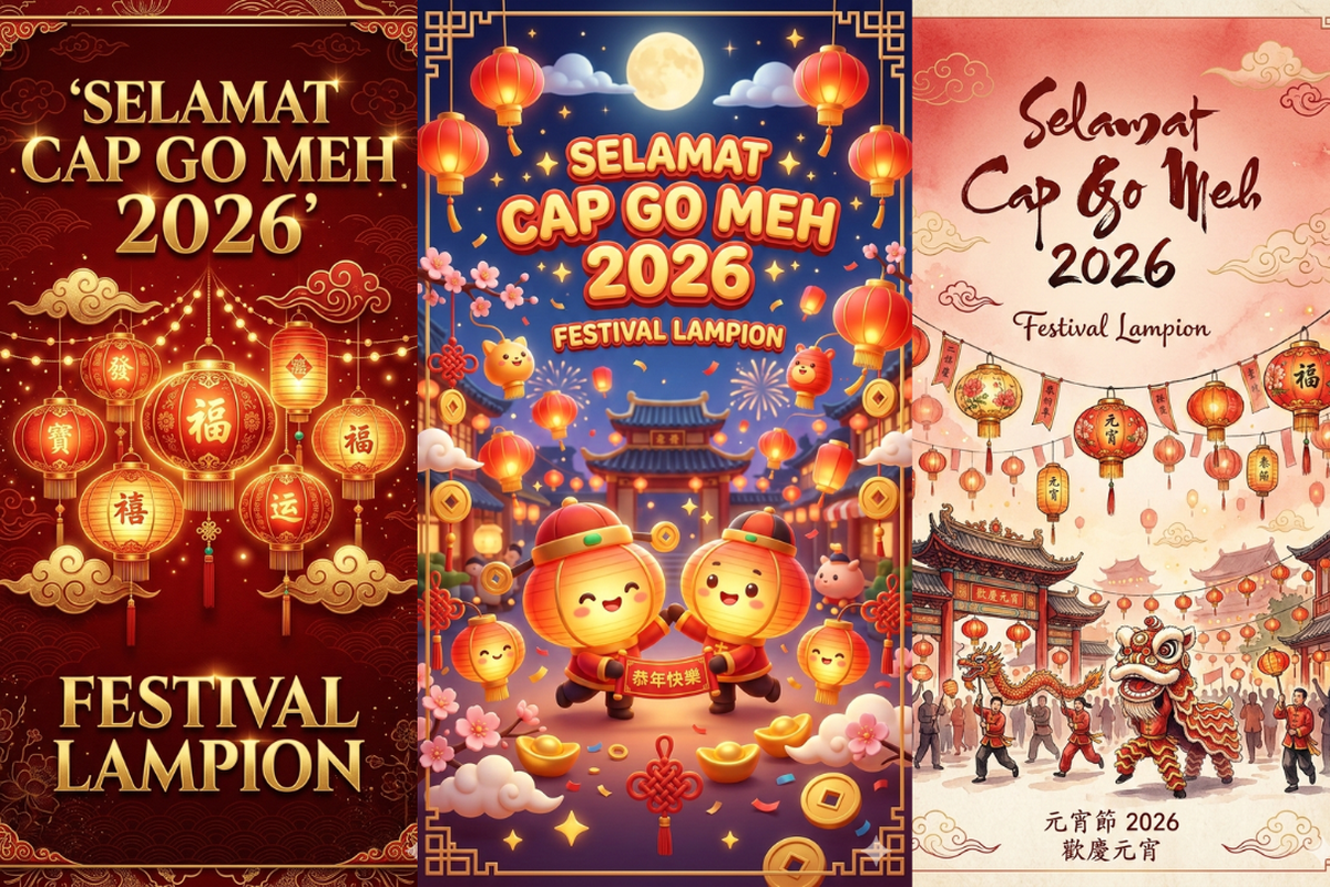 Cara Bikin Poster Ucapan Cap Go Meh Estetik dengan Prompt AI Terbaru 2026