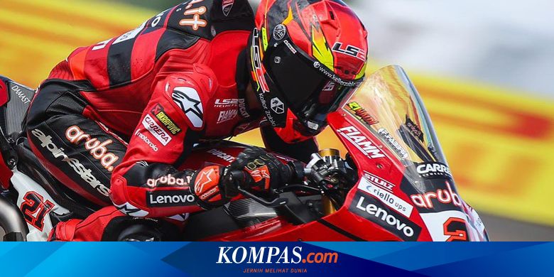 Ruben Rinaldi Tercepat dalam FP2 WSBK Mandalika