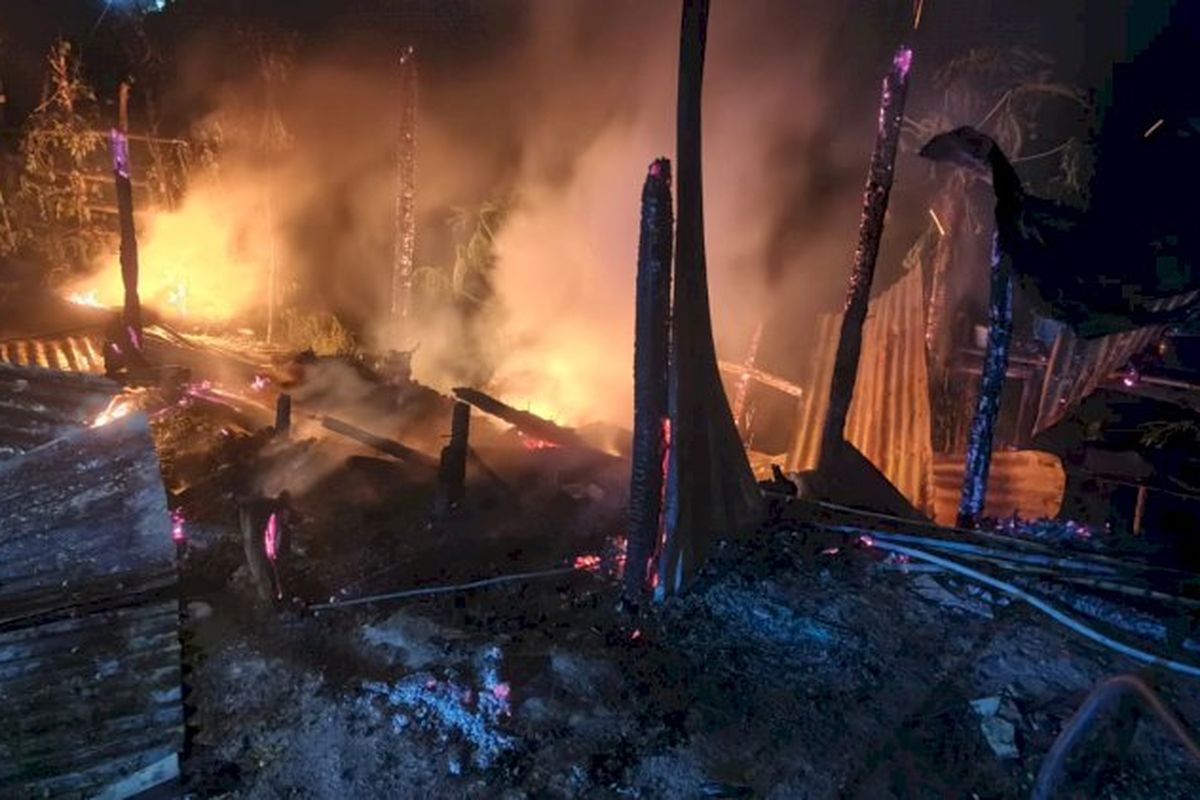 Rumah Semi Permanen Ludes Terbakar di Sumba Timur NTT, 4 Penghuni Tewas