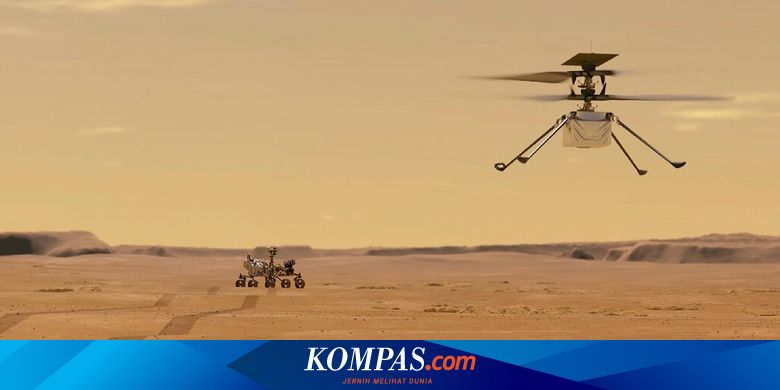 NASA Terbangkan Helikopter di Mars untuk Pertama Kalinya Besok