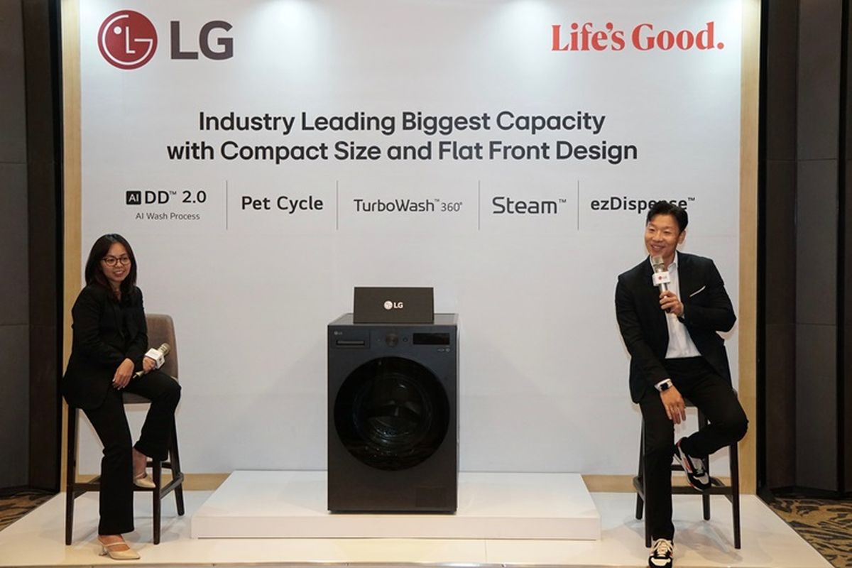 LG Perkenalkan Washing Machine AI DD 2.0, Mesin Cuci Kapasitas Besar ...