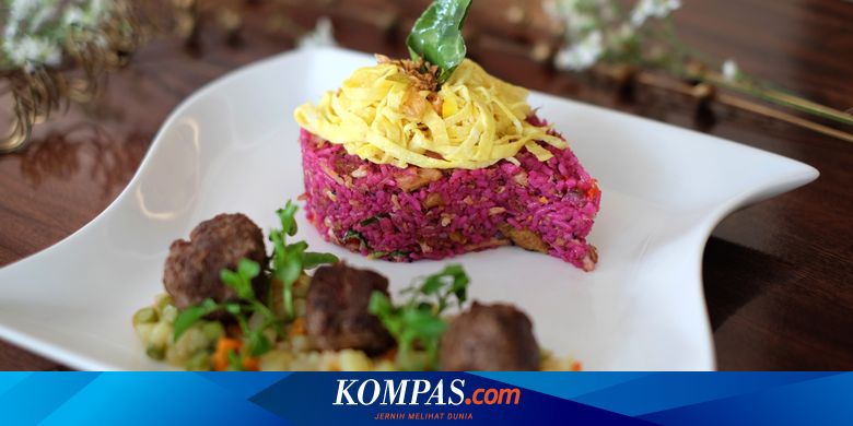 plating nasi goreng ala hotel