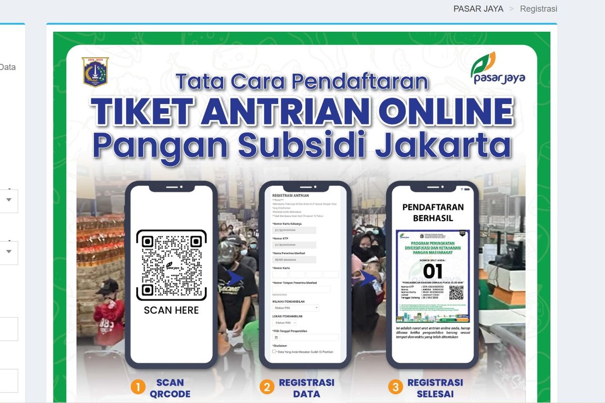 Cara Daftar Antrian KJP Online Pangan Bersubsidi Juli 2025