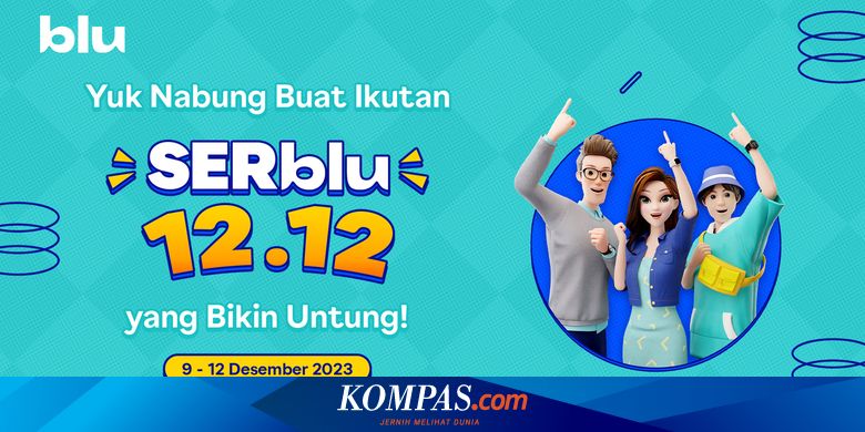 Simak, Daftar Promo dan Diskon Program SERblu 12.12 blu by BCA Digital