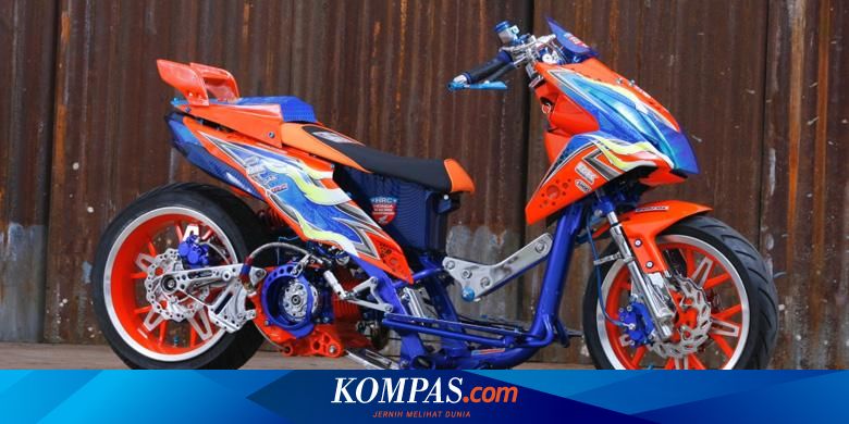Honda BeAT Ekstrem Bergaya ”Drag Bike” Eropa