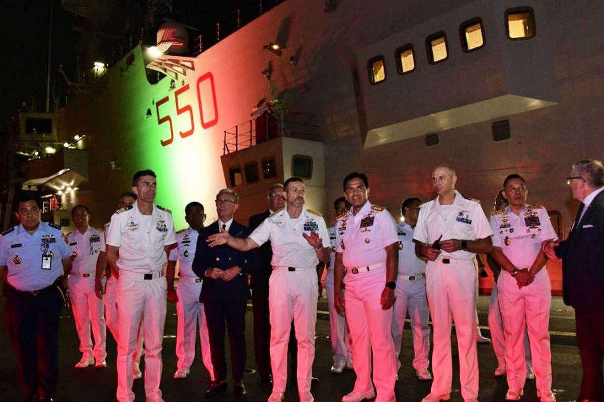 3 Kapal Perang Italia Bersandar di Tanjung Priok, KSAL: Kesempatan ... 3 Kapal Perang Italia Bersandar di Tanjung Priok, KSAL: Kesempatan ...