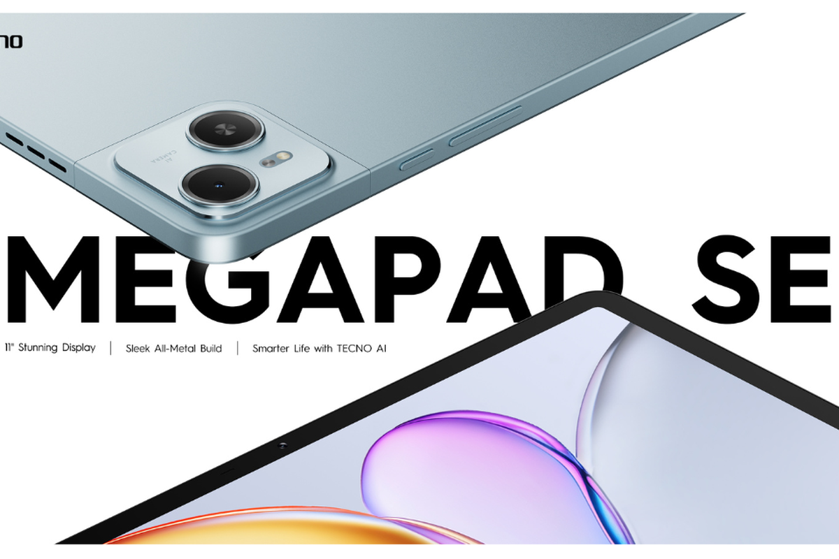 Tablet Tecno Megapad SE Resmi di Indonesia, Punya Tombol Khusus AI ...