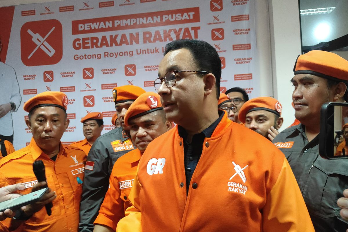 Soal Jabatan Anies Baswedan di Gerakan Rakyat, Ketua Umum: Panutan dan Inspirasi