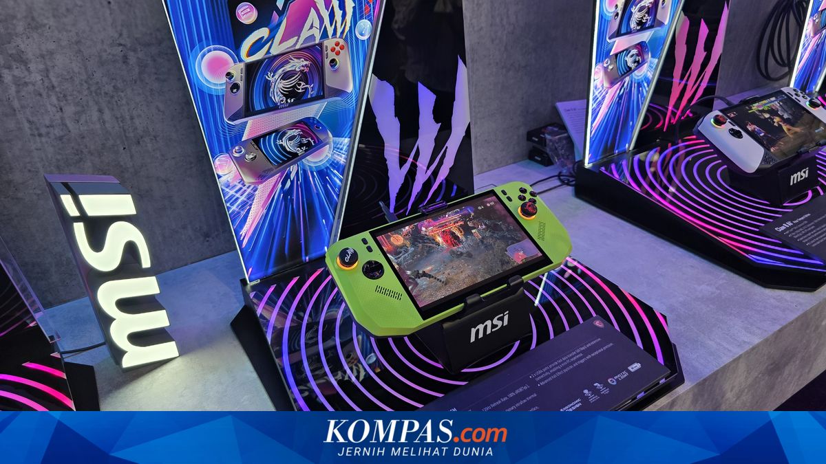 Melihat MSI Claw A8 di Computex 2025, Konsol Handheld Pesaing Nintendo ...