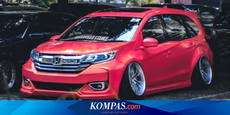 Honda BR-V Lawas, Tampil Ceper Bergaya Stance