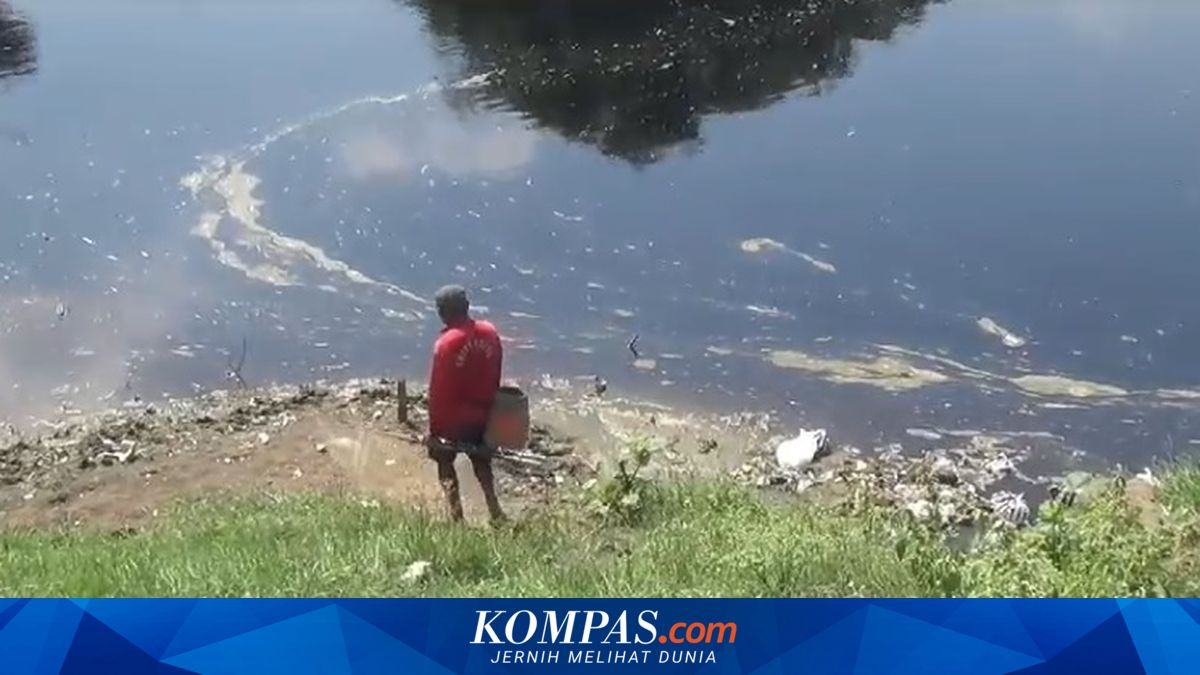Air Bengawan Solo di Ngawi Hitam dan Berbau, Disebut Pencemaran Ringan