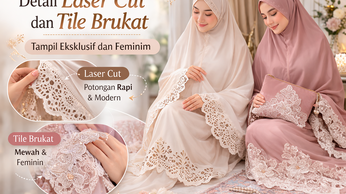 Mukena Pink Tren Lebaran 2026: Warna Lembut yang Elegan dan Jadi ...
