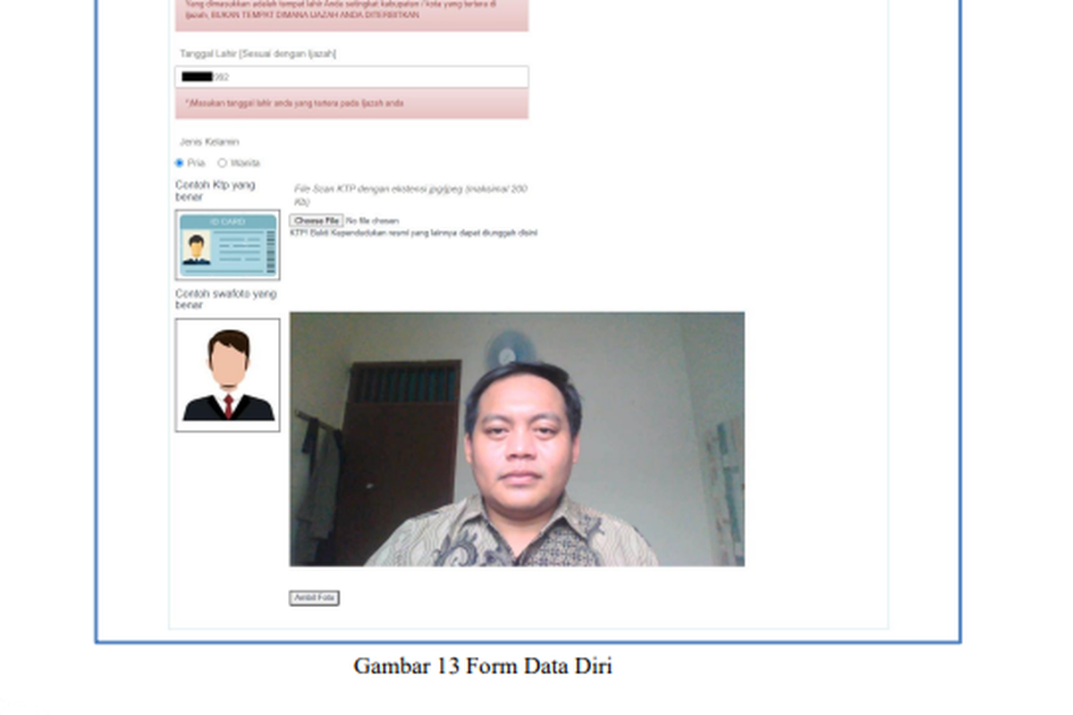 Aturan serta Tata Cara Swafoto untuk CPNS dan PPPK 2023