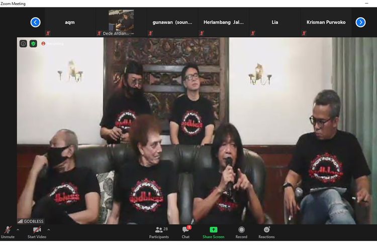 Rekam Lagu Untuk Indonesiaku, God Bless Terpengaruh Sound Slipknot