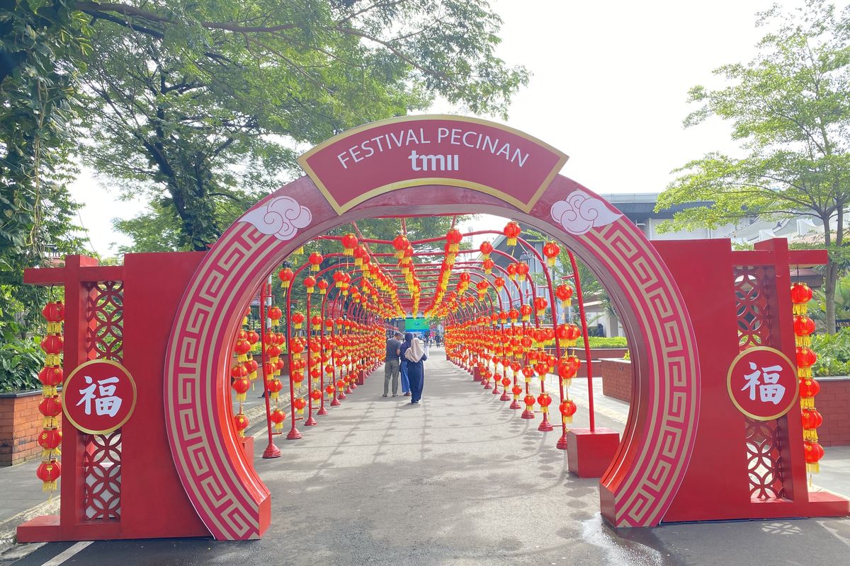 Lorong Lampion hingga Pohon Angpao, Semarak Imlek di TMII Hari Ini