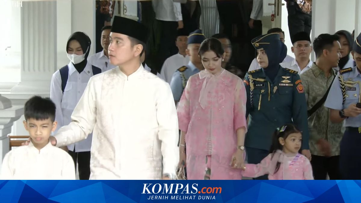 Intip Busana Lebaran Ibu Wapres Selvi Ananda, Tampil Bernuansa Pink