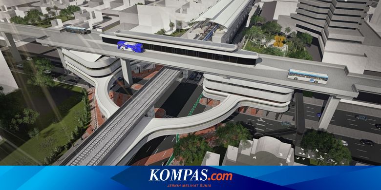 Begini Desain Skybridge Penghubung Stasiun MRT ASEAN-Halte Transjakarta CSW